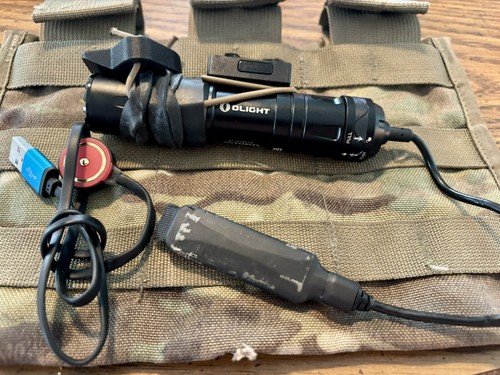 OLIGHT Odin Mini Rechargeable M-LOK Rail Mounted Tactical Weapon Light ...