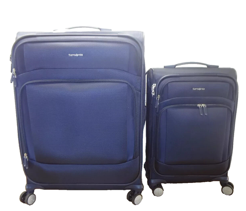 Samsonite Xpression 2-Piece Softside Spinner Luggage Set NAVY for sale ...
