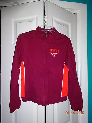 Girls Red Oak VA Tech jacket - size 10/12 - maroon/orange - long sleeve ...