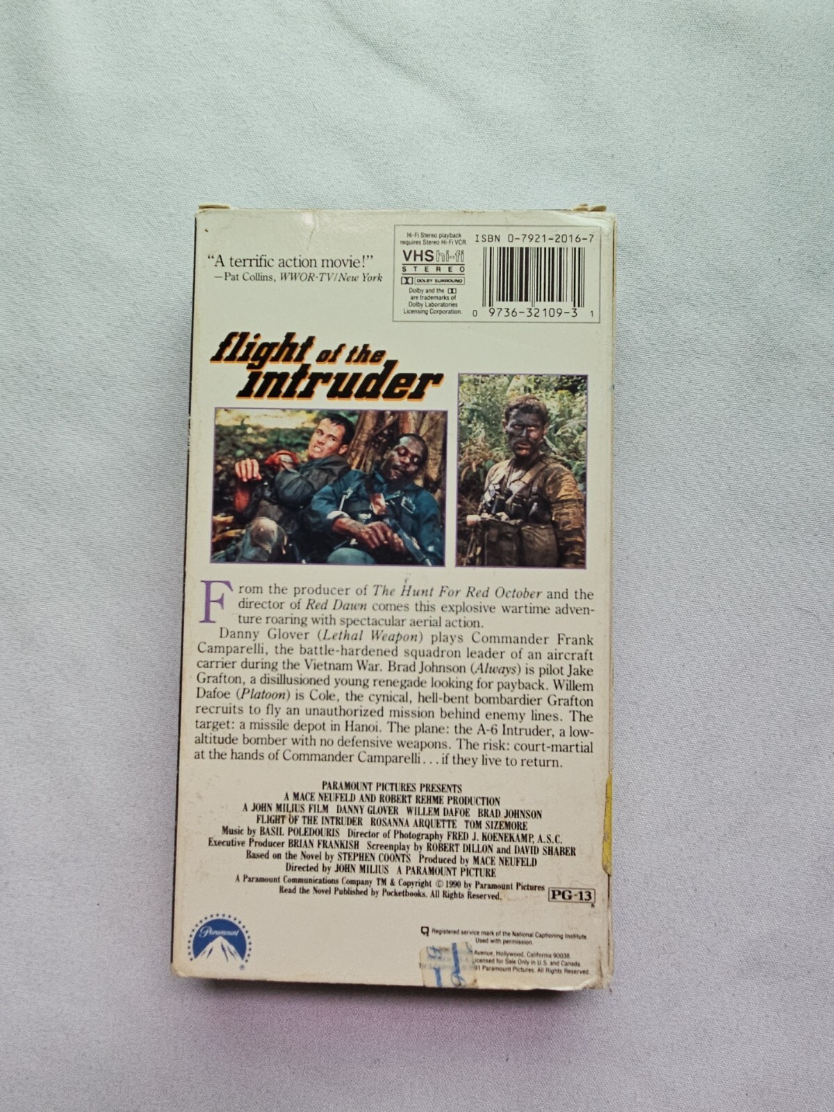 Flight Of The Intruder VHS Tape, COMPLETE/TESTED SEE PHOTOS (VHS96) | eBay