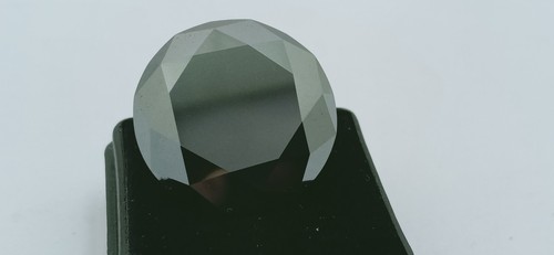 loose top Diamond 33.25 ct Round Black stone moissanite diamond best ...