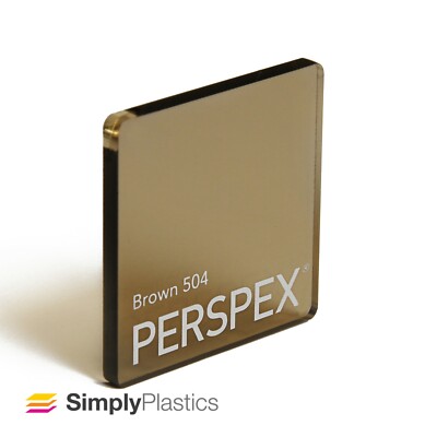 Perspex® Brown 504 Tinted Acrylic Plastic Sheet Panel / Multi-packs ...