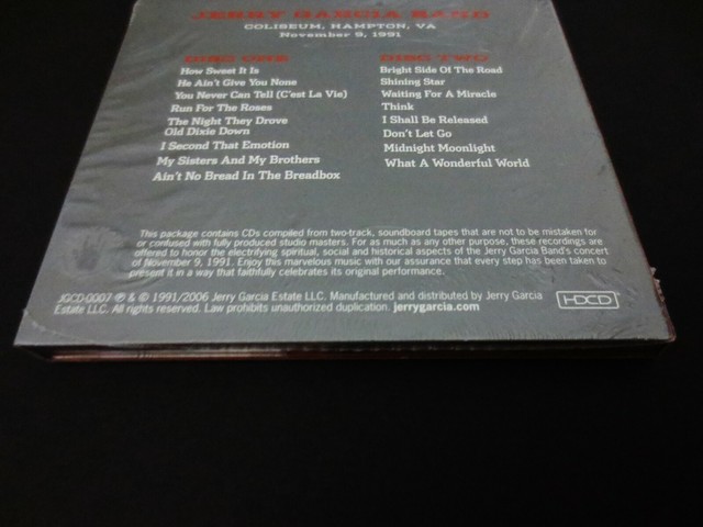 Pure Jerry: Coliseum, Hampton, VA, November 9, 1991 [Borders Exclusive ...