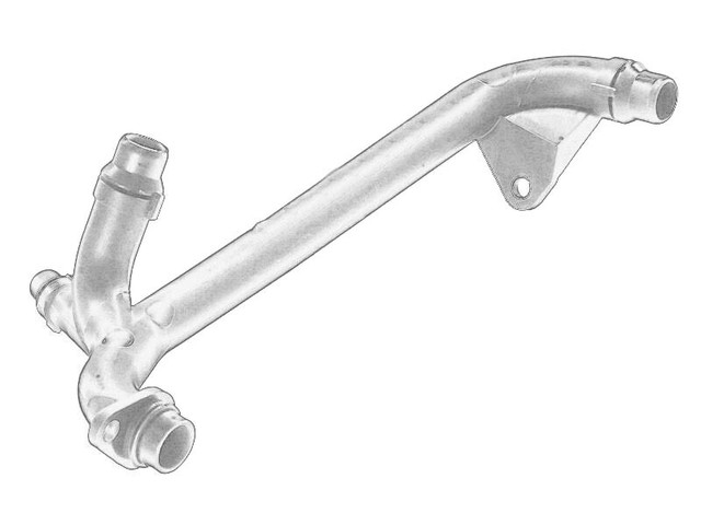 BMW 3 E46 2000 Engine Water Coolant Pipe Hose 11532247154 Diesel 100kw ...