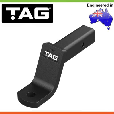 TAG Tow Ball Mount - 220mm Long, 108ﾰ Face, 50mm Square Hitch, 2.7 ...