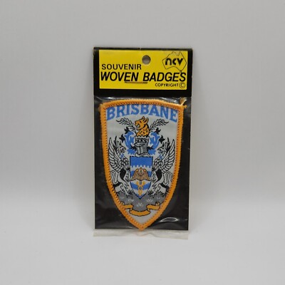 BRISBANE AUSTRALIA Embroided Vintage Souvenir Sew-On Patch Badge NEW ...
