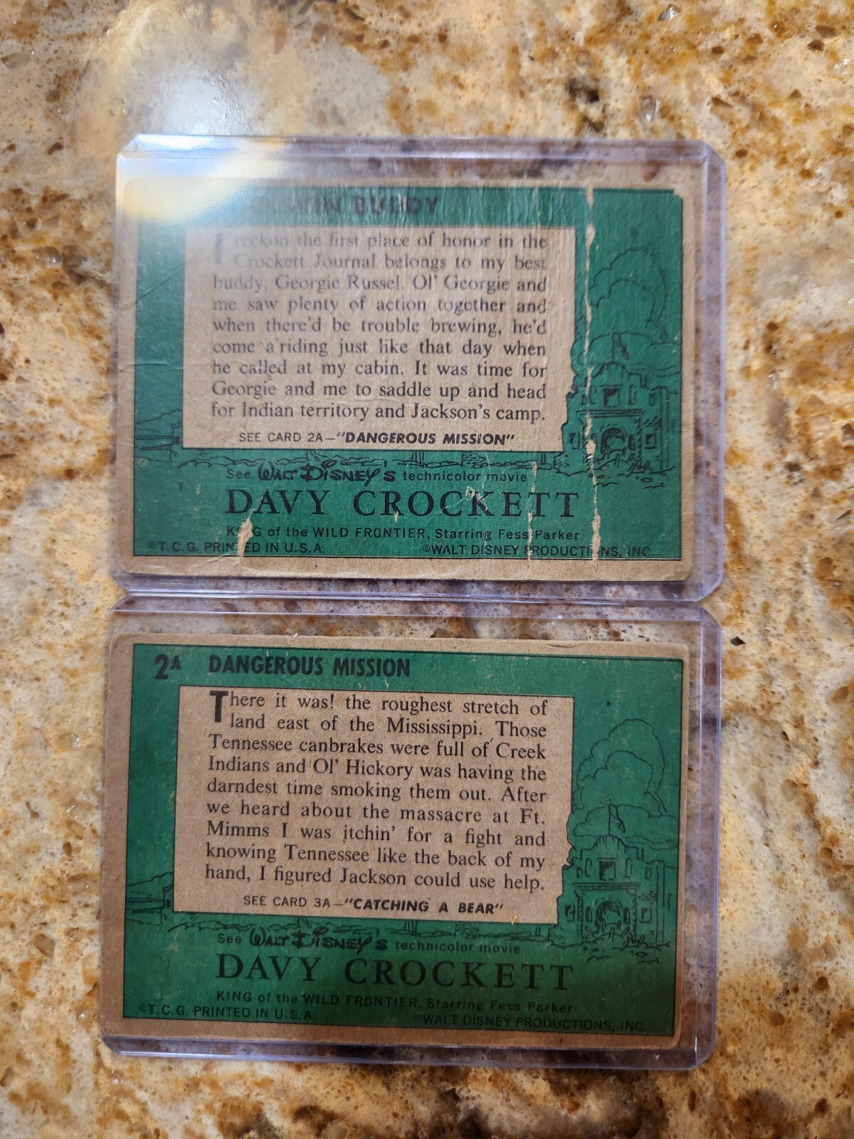 1956 Topps Davy Crockett Green Back Complete Set with Ambush/Ambush 20a ...