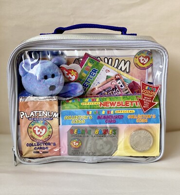 TY Beanie Baby - Official Club Membership Kit 1999 Platinum Edition New ...