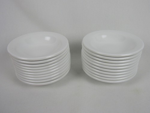 Prolon 9510 Dishes Lot of (20)-White-5 inch diameter-NSF-36—Made in USA ...