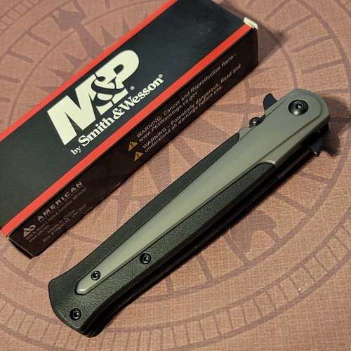 Smith & Wesson Knife Tactical Flipper Dagger Liner Lock Pocket Clip 4. ...