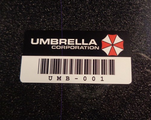 Umbrella Corporation asset tag Vinyl Sticker / Label / Badge / Logo ...