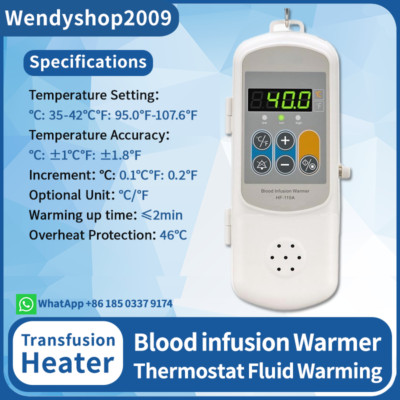 Blood infusion Warmer Hospital Thermostat Fluid Warming Blood infusion ...