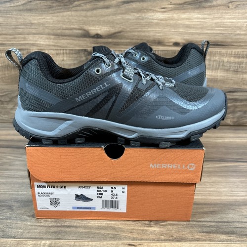 Merrell MQM Flex 2 GTX Mens 9.5M |BlackGrey| Low Hiking Trail Shoes | eBay