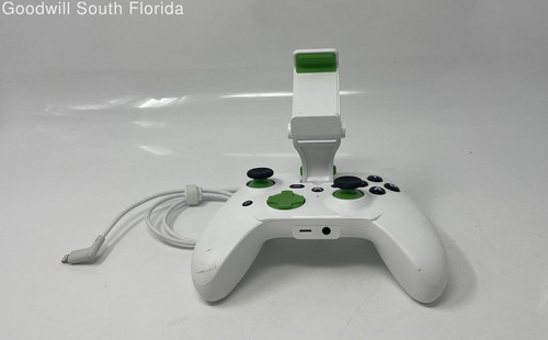 RiotPWR Microsoft Xbox Model RP1950X Cloud White Green Controller Not ...