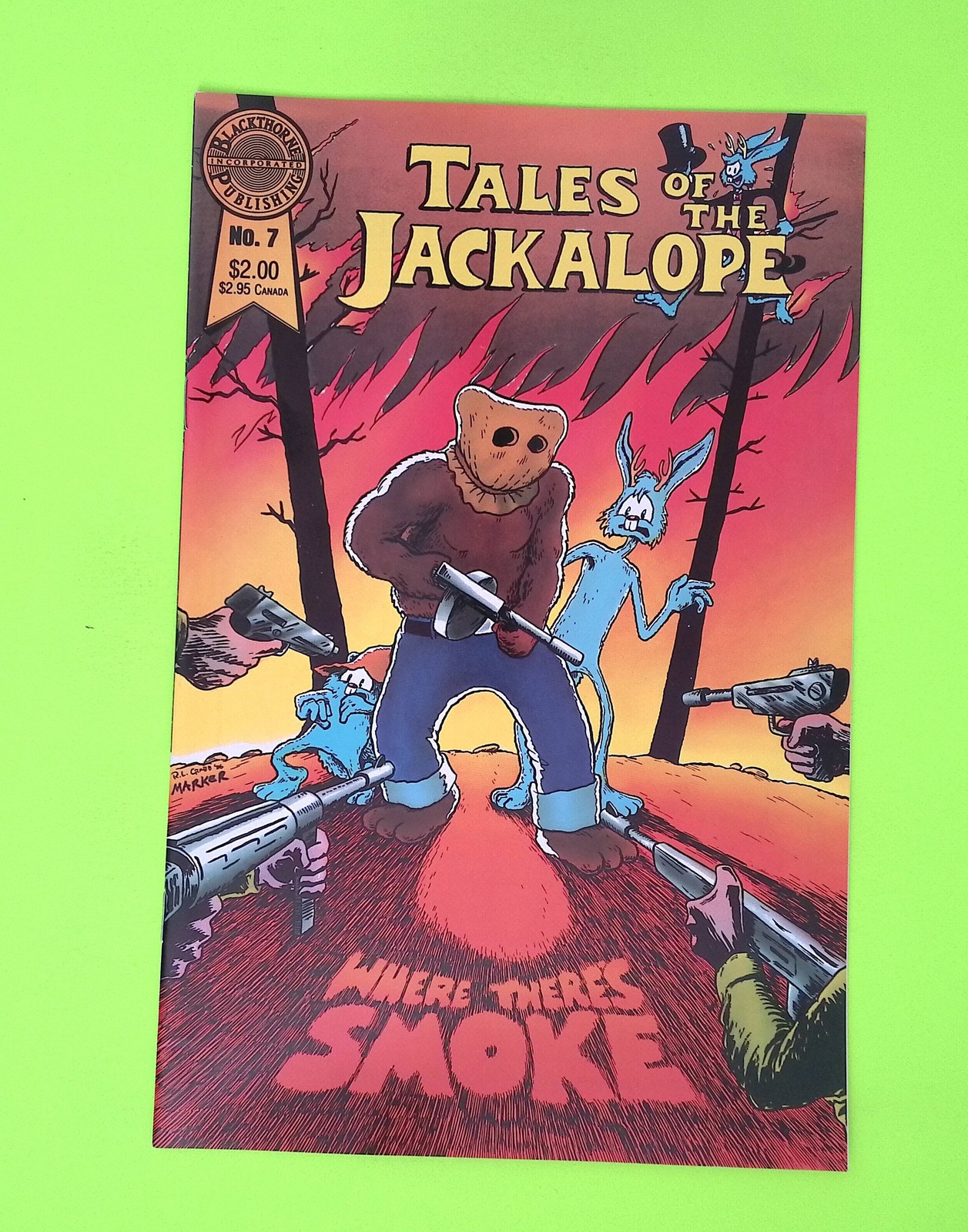 Tales of the Jackalope #7 Blackthorne Publishing High Grade Comic Book ...