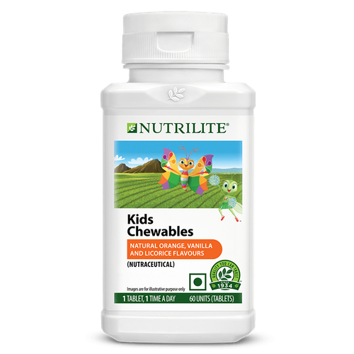 NUTRILITE® Kids Chewables | natural orange, vanilla and licorice flavor ...