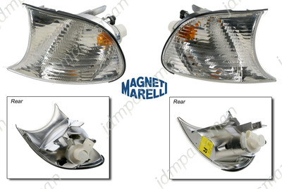 for BMW E46 330Ci 323Ci Front Turn Signal Light Set OEM Magneti w ...