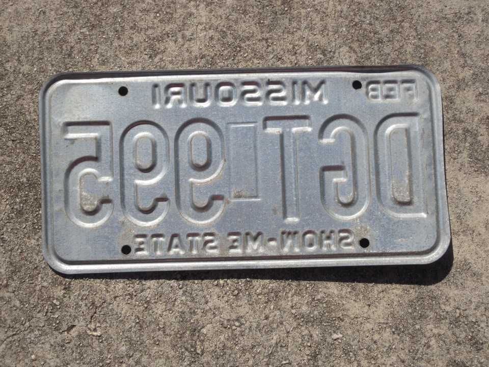1994 Missouri License Plate MO Chevy Ford Chevrolet Dodge Show Me State ...