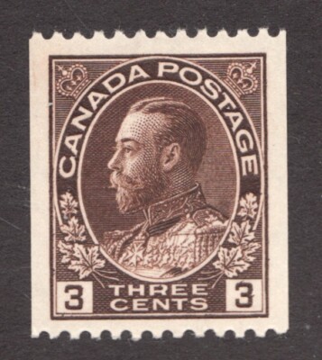 1915 Canada Sc# 134 - 3¢ coil KGV Admiral - MH VF | eBay