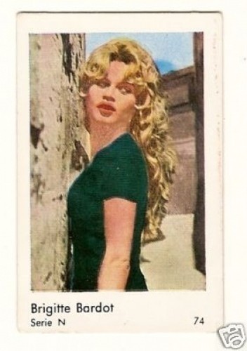 Brigitte Bardot - Scarce 1960s Movie Star Card #N74 | eBay