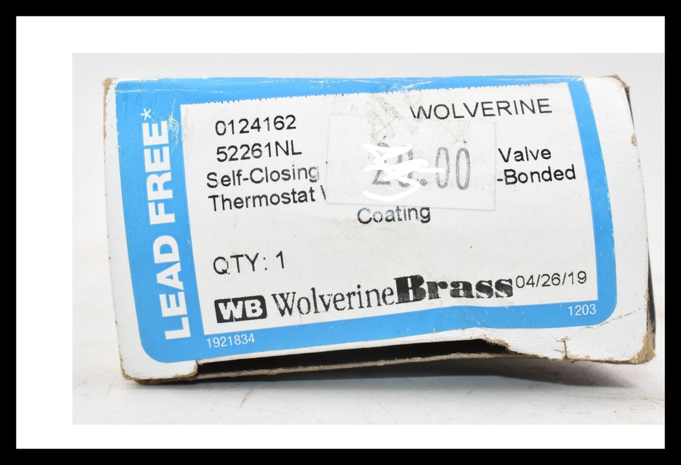 WB wolverine 0124162 52261nl 3/4" IPS Relief Valve Box #23 | eBay