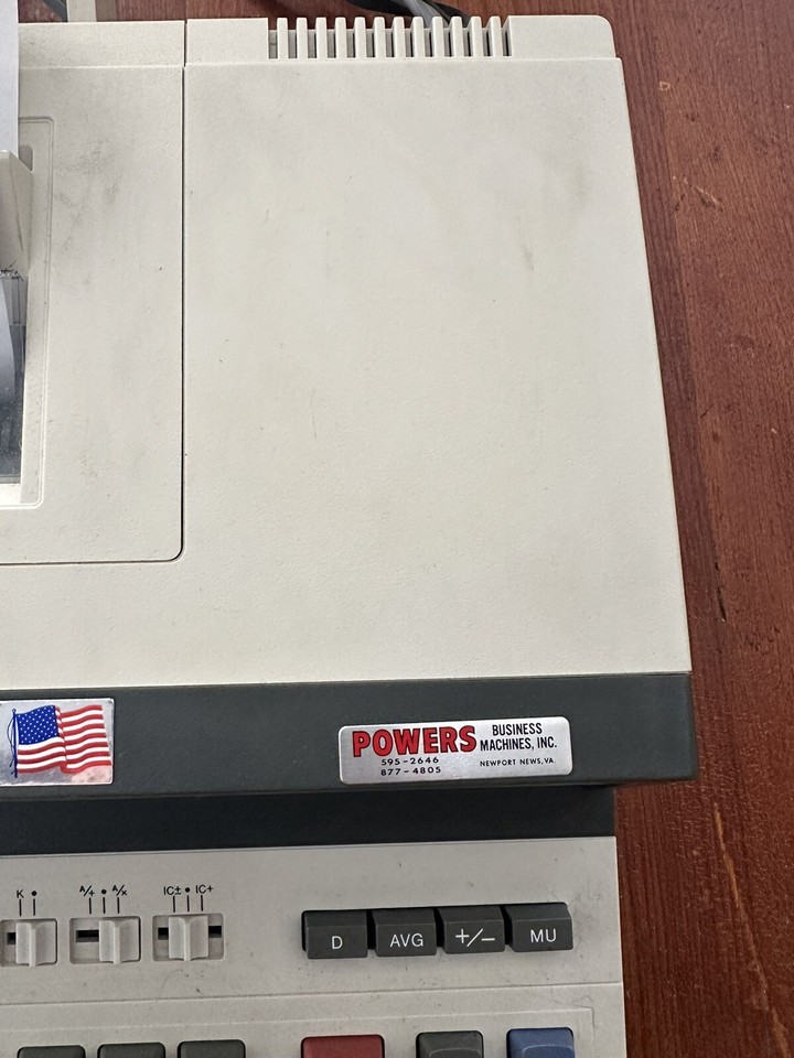 Sharp COMPET CS-1680 Calculator Printing Adding Office Desktop Machine ...