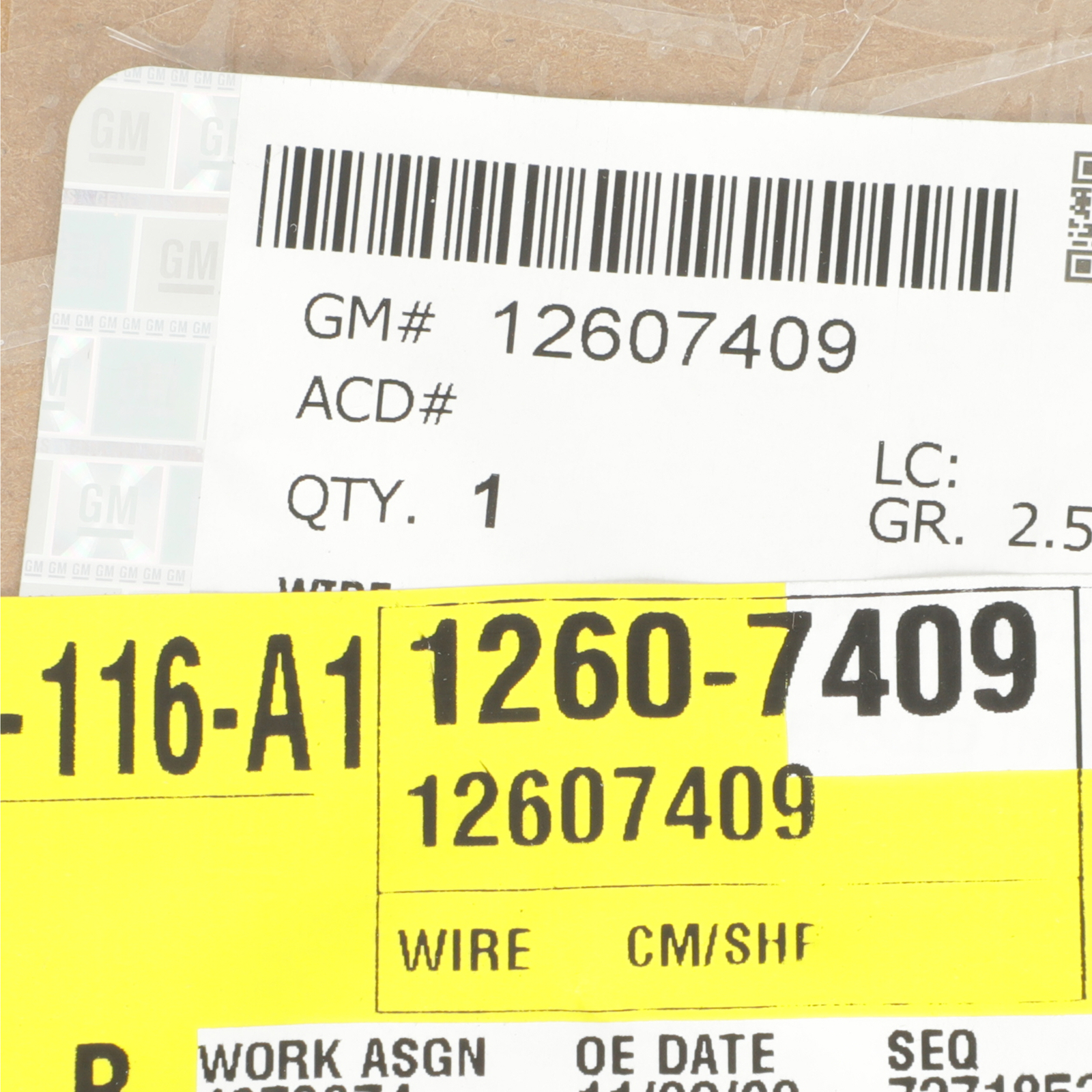 OEM NEW 07-14 Chevrolet GMC Hummer Engine Camshaft Position Sensor Wire ...