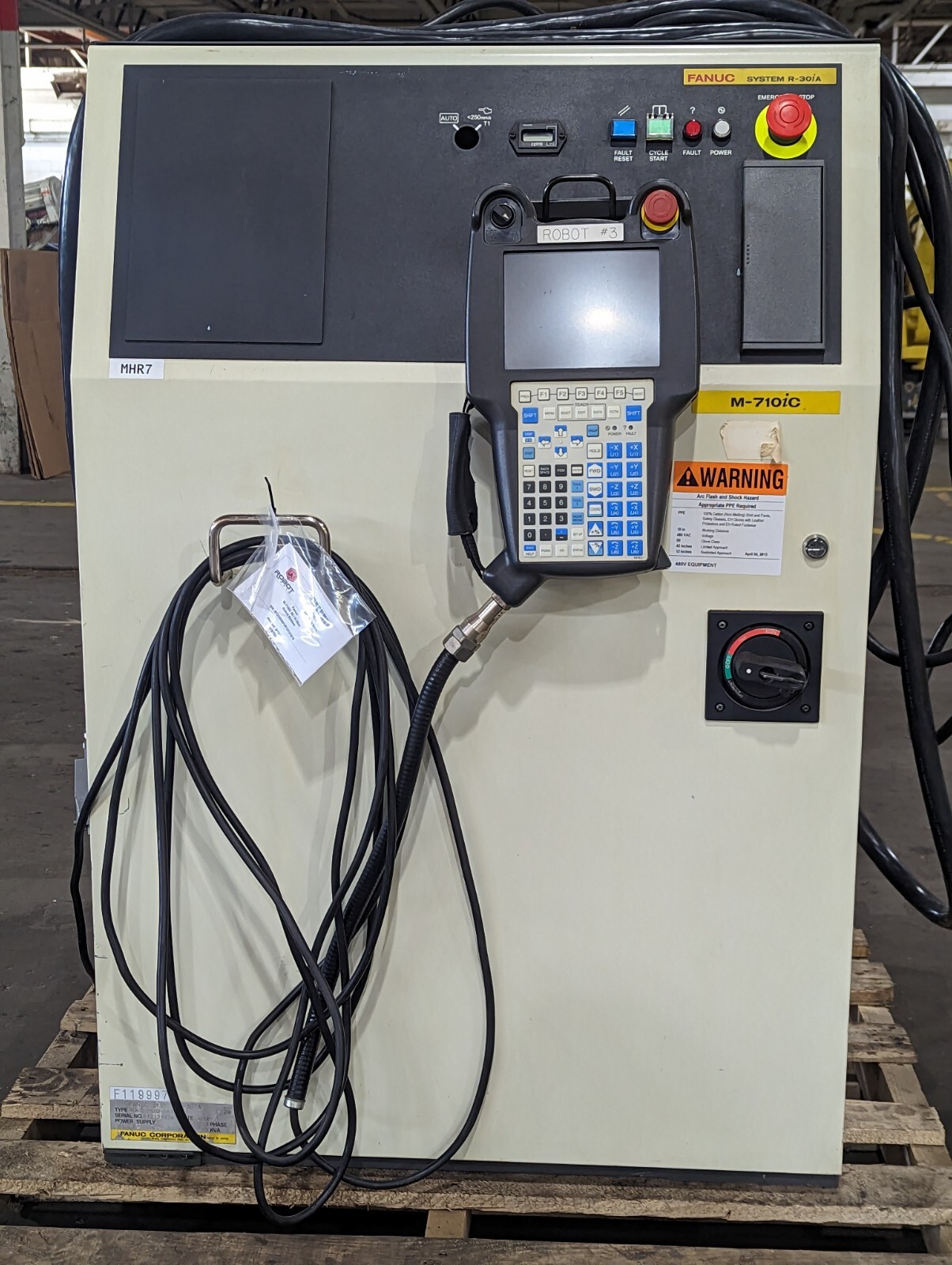 Fanuc M-710iC 50 / R-30iA Robot System with all cables and teach ...