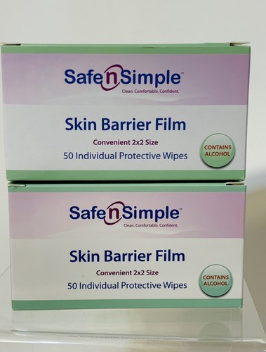100 Safe n Simple SNS81850 No Sting Skin Barrier Film Wipes Exp. 2026/06 | eBay