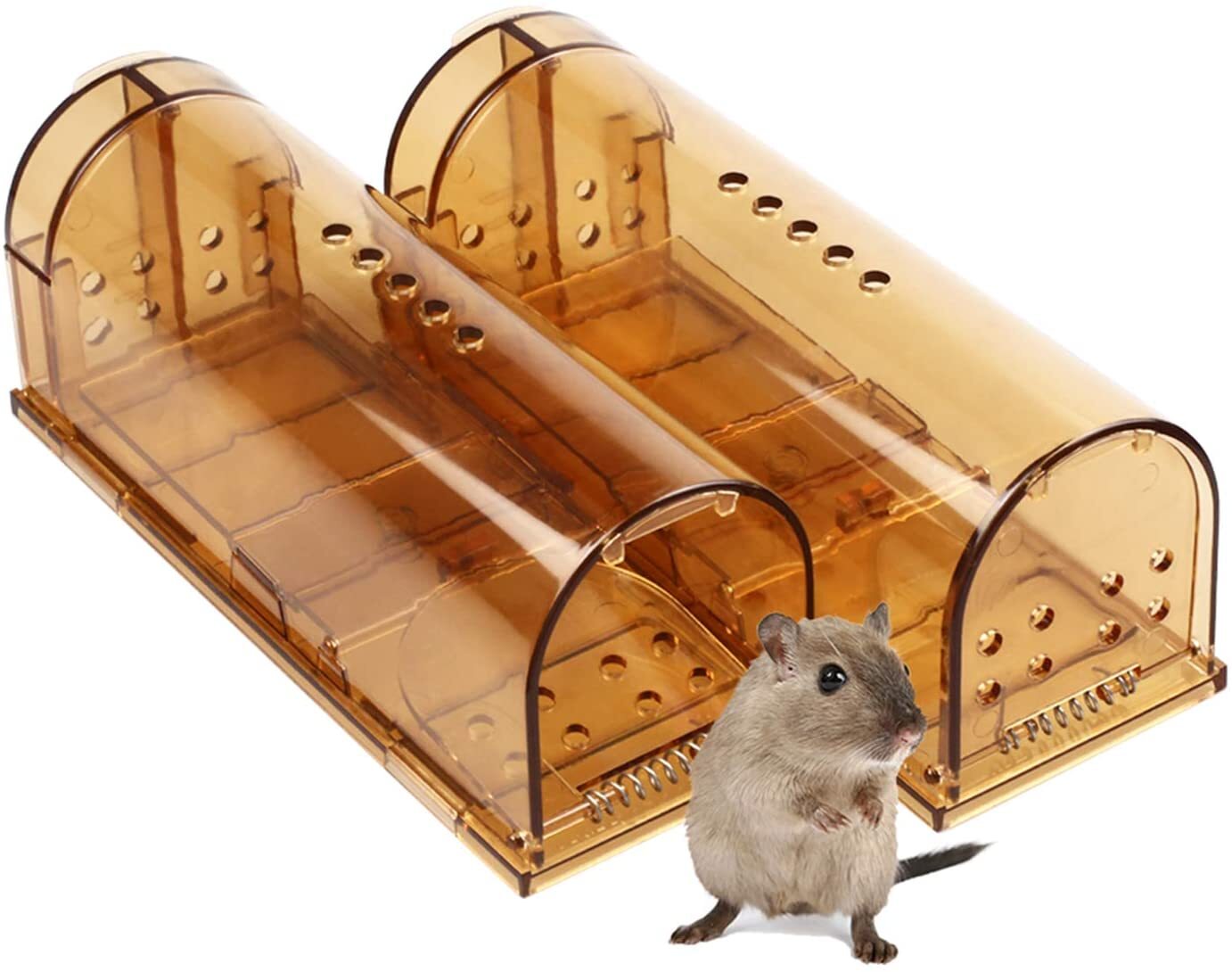 2 Pack Humane Mouse Trap LIVE Catch and Release No Kill Mouse Traps Pet ...