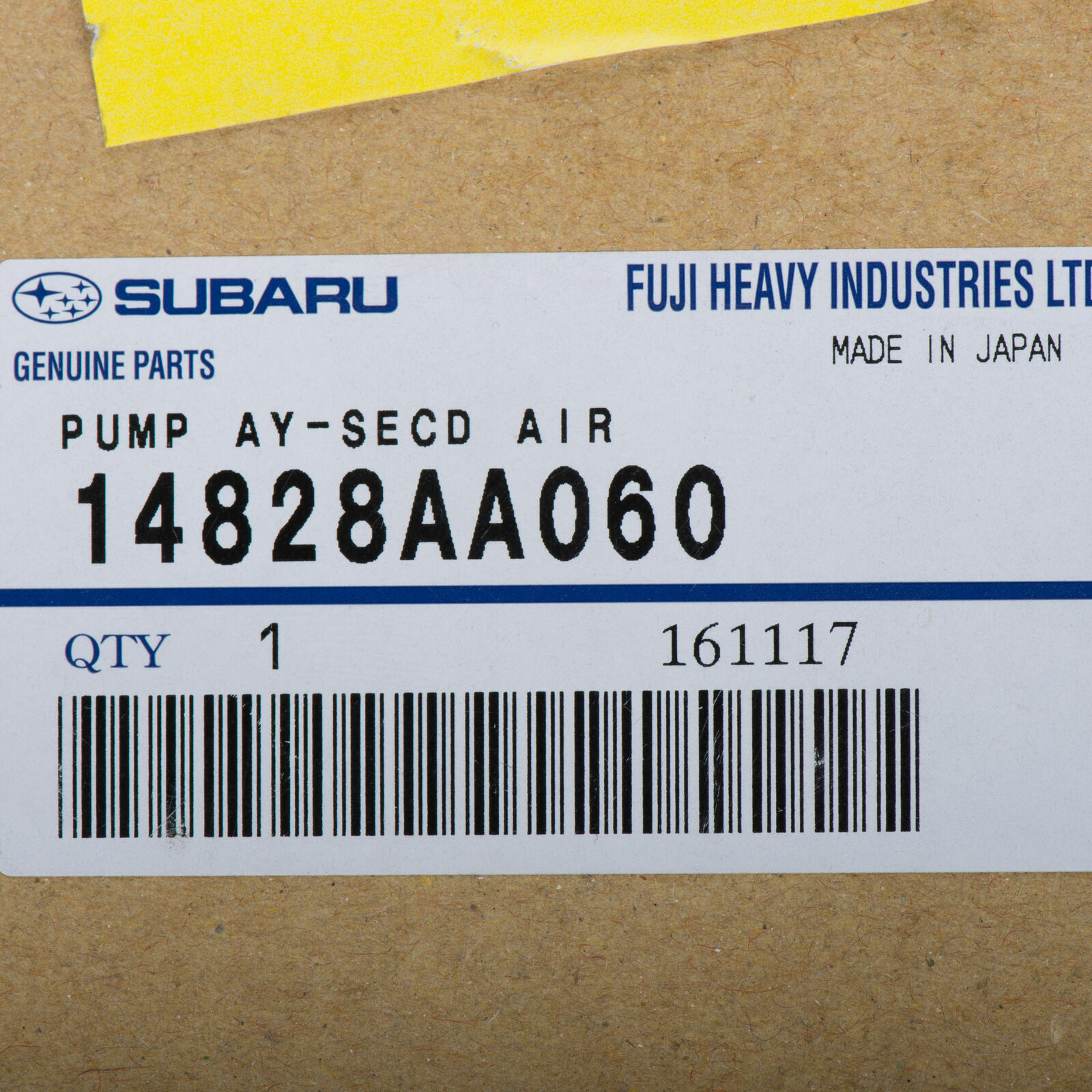 OEM 2007-2008 Subaru Forester Impreza Secondary AIR Pump Assembly ...