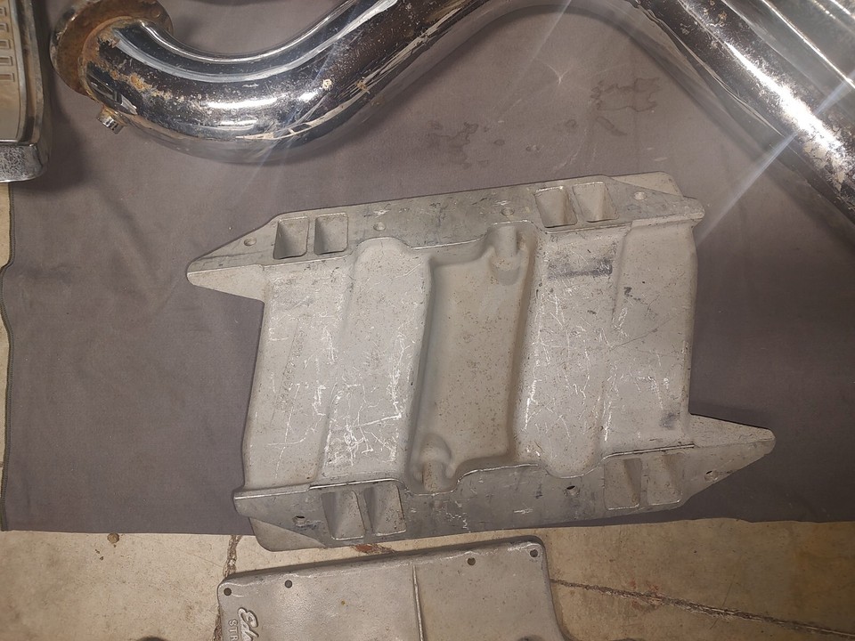 RARE 383-400 MOPAR STR-15-4 Edelbrock Four Barrel Intake | eBay