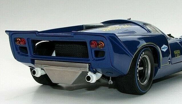 Race Car 1 Le Mans Custom Built Metal Body Model 18 Racing Racer 24 ...