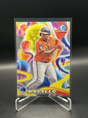 2025 Bowman Chrome - Melt Mashers Samuel Basallo #MM-12 (RC) | eBay