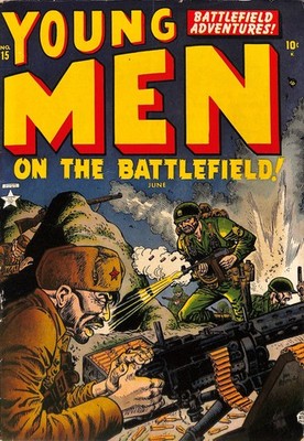 1950 Atlas Comics Pre Code Young Men #15 Fine Golden Age Very Nice (WAR ...