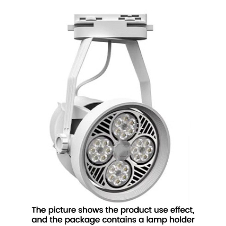 Lamp Bases Track Light Bracket Adjustable E27 PAR30 Spotlight Track ...