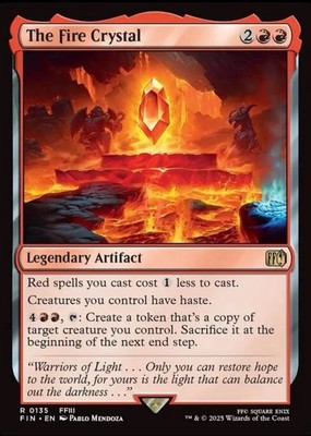 The Fire Crystal FIN 135 Rare MTG | eBay