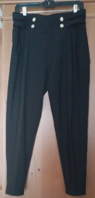 Black Pullon Dress Pants Harper by Block Pockets Size 1X Nice | eBay