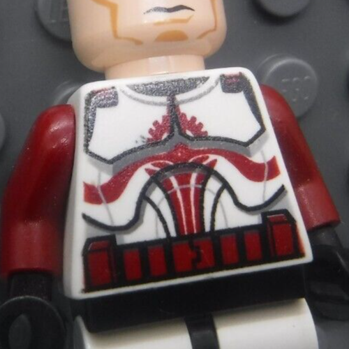 RARE Lego Star Wars Misprint Commander Fox Phase 1 Minifigure sw0202b ...