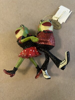 Vintage Katherine’s Collection Dancing Frogs Ornament | eBay