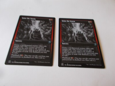 Seize the Storm x2 MTG Double Feature Red Uncommon Sorcery | eBay