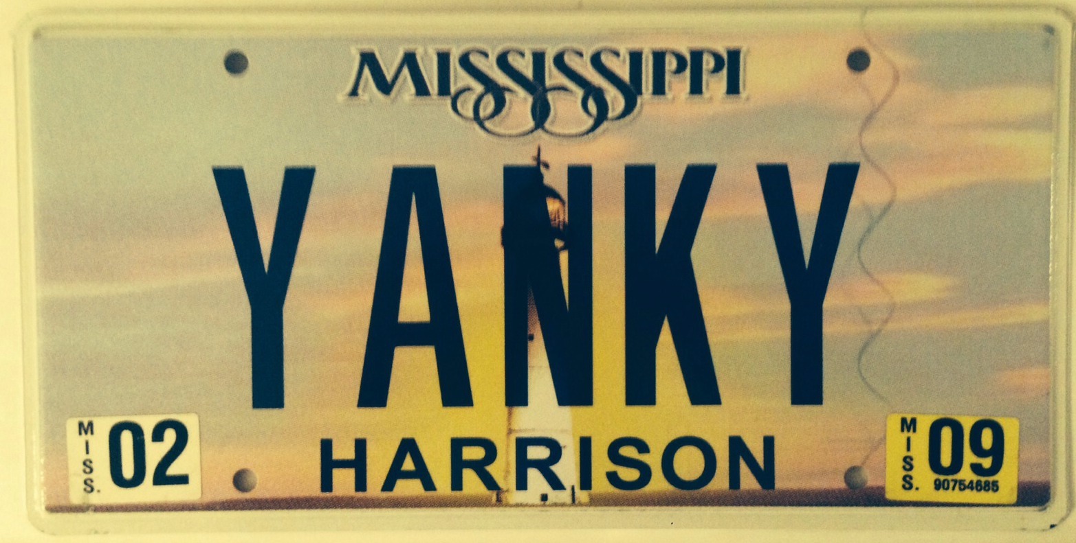 Vanity New York YANKY YANKEE license plate Baseball MLB Fan NYY Yankees ...