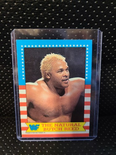 WWF The Natural Butch Reed #18 Topps 1987 Wrestling Stars Trading Card ...