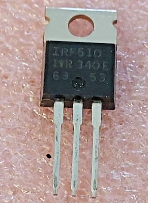 IRF510 N CHANNEL 100V 0.54R 4A 43WTO220 POWER MOSFET International ...