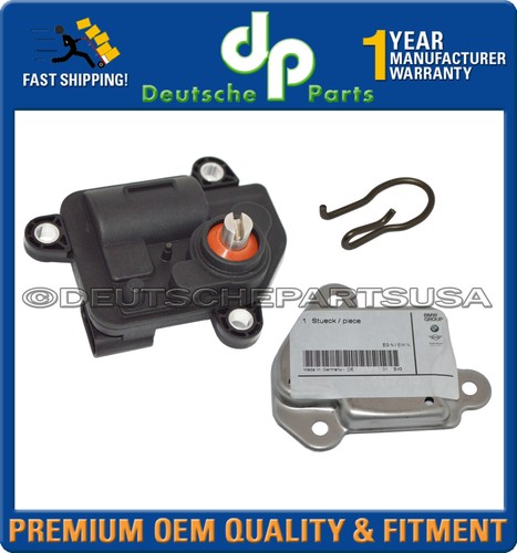 For BMW Exhaust Flap Control Valve Actuator &Thermal Protector & Clip ...