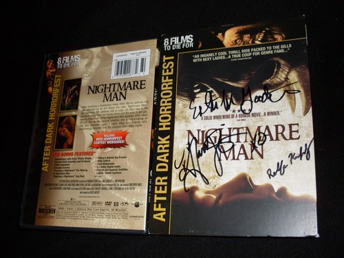 Nightmare Man DVD signed by Tiffany Shepis Rolfe Kanefsky Esther ...