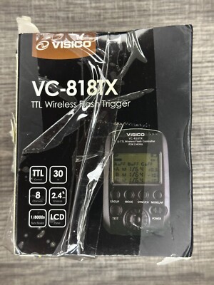 Visico VC-818TX 2.4Ghz TTL/HSS Wireless Flash Trigger for Nikon | eBay
