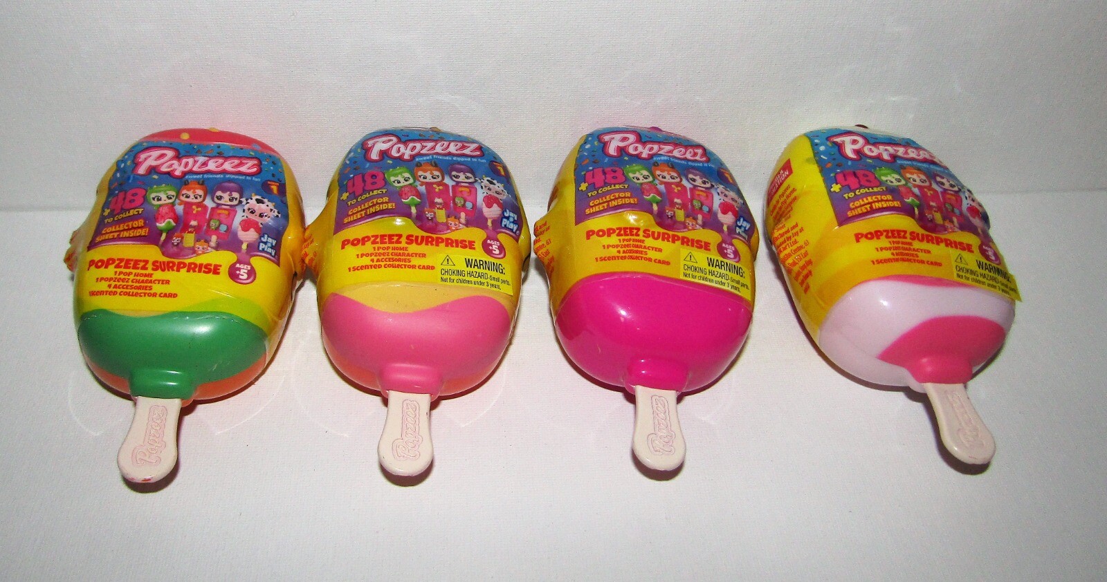 POPZEEZ SURPRISE SERIES 1 LOT OF (4) 1 POP HOME 1 CHARACTER 4 ...