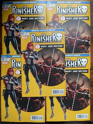 PUNISHER #13 Mary Jane ASM #129 HOMAGE VARIANT 2016 Marvel Comic NM-/NM ...