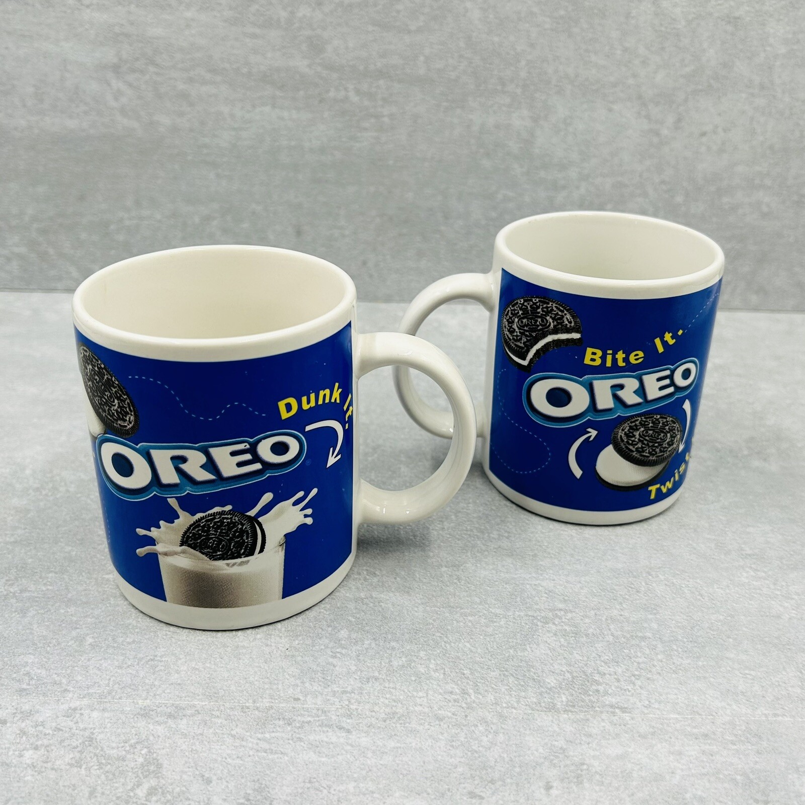 OREO Cookie Ceramic Mug Cup 12oz Bite It. Twist it. Lick It. Dunk It ...
